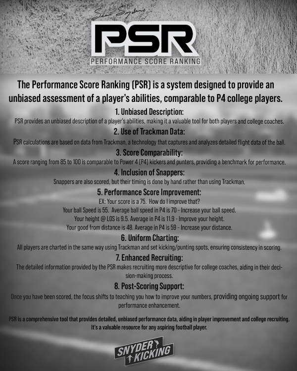 Lake Dallas PSR Camp – Snyder Kicking Camps